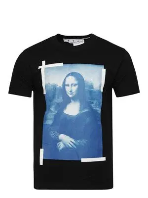 Off-White Monalisa Slim Short-sleeve Tee - Black