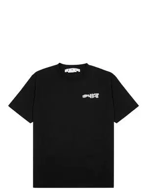 Off-White Carlos Arrow Slim Short-sleeve Tee - Black