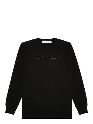 Off-White Tornado Arrow Long-sleeve Tee /multicolor - Black