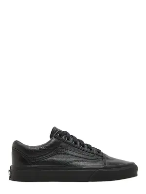 VANS Old Skool Leather Sneakers - Black
