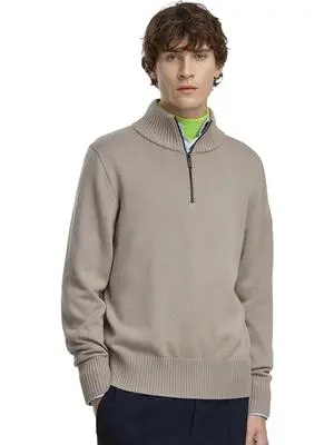 Canada Goose Rosseau Quarter Zip Sweater - Limestone