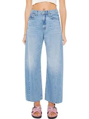 MOTHER The Half Pipe Flood High-waist Barrel Jeans - Material Girl