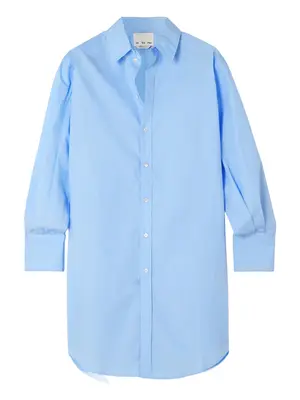 Sasuphi Marcella Cotton-poplin Shirt - Blue