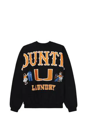 Kapital Printed Cotton-jersey Sweatshirt - Black