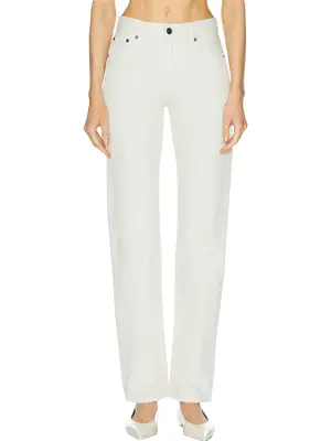HAIKURE Cleo Slim Straight Jeans - Natural
