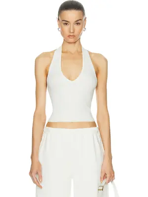 Eterne Halter Top - Cream