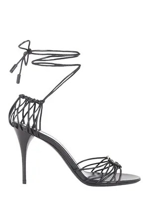 Saint Laurent Babylone Sandal - Nero