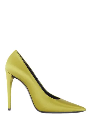 Saint Laurent Monceau Pump - Kaki Green