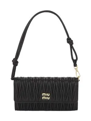 Miu Miu Miu Miu Matelasse Minuteria Bag Nero