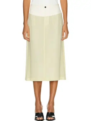 Bottega Veneta Midi Skirt - Banana