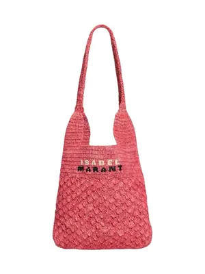 Isabel Marant Étoile Isabel Marant Praia Raffia Bag Shell Pink