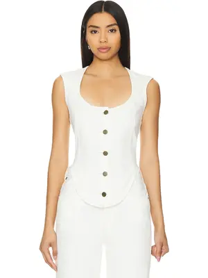FRAME FRAME Seamed Scoop Bustier