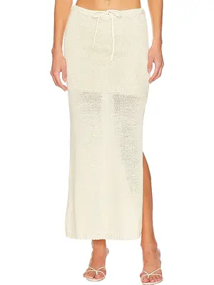 Callahan Rosie Knit Skirt - Creme