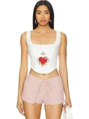 LOBA Corazon Top - Ivory