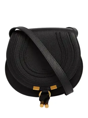 Chloé Small Marcie Saddle Bag - Black