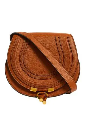 Chloé Small Marcie Saddle Bag - Brown