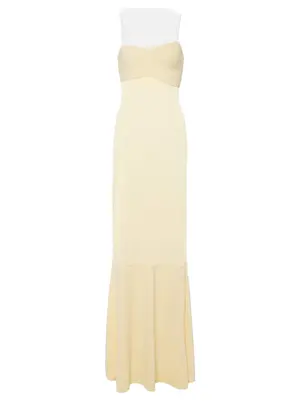 Jacquemus La Robe Fino Gown - Yellow