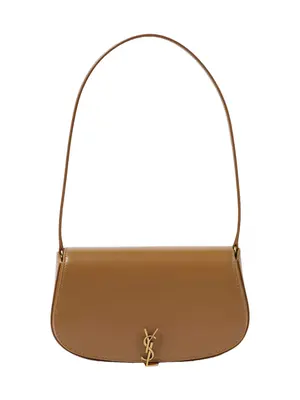 Saint Laurent Voltaire Mini Leather Shoulder Bag - Brown