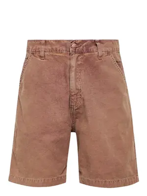 NOTSONORMAL Cotton Canvas Shorts - Brown