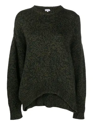 Loewe Multi-panel Wool-blend Jumper - Green