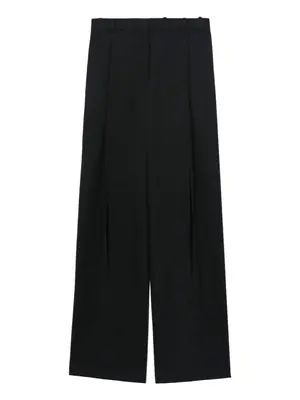 BOTTER Pleat-detail Wide-leg Trousers - Black