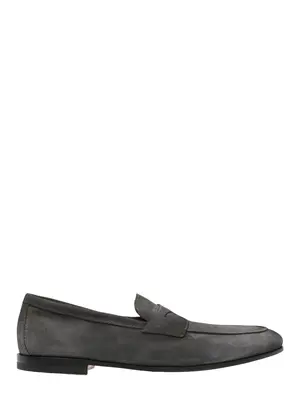 Santoni Carlo Suede Loafers - Grey