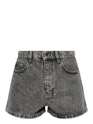 Remain Birger Christensen Acid-wash Denim Shorts - Grey