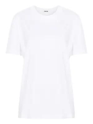 TEKLA Crew-neck Organic Cotton T-shirt - White