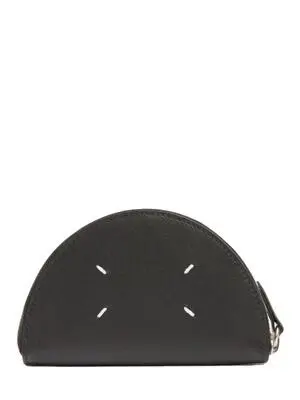 MAISON MARGIELA Micro Halfmoon Leather Clutch - Black