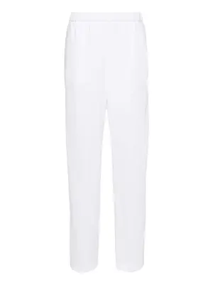 Fabiana Filippi Chambray Tapered Trousers - White