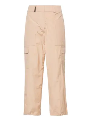 Peserico High-waisted Tapered Trousers - Neutrals