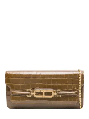 TOM FORD Whitney Crocodile-embossed Bag - Green