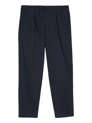 Paul Smith Logo Appliqué Straight-leg Trousers - Blue