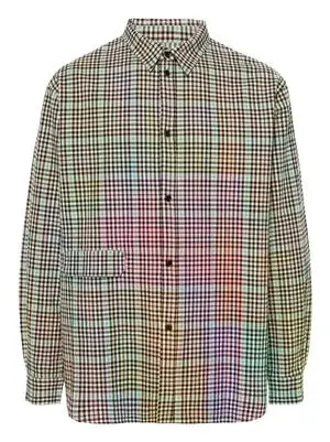 Henrik Vibskov Hole Checked Shirt - Brown