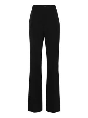 Balenciaga Straight-leg Tailored Trousers - Black