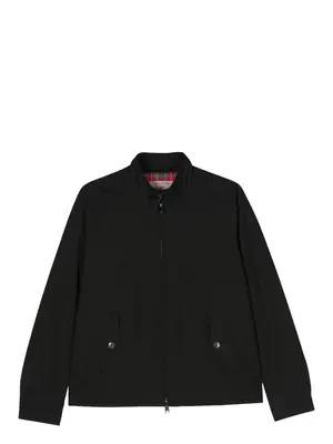 BARACUTA Zip-up Jacket - Black
