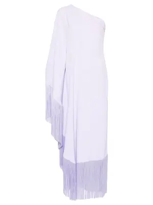 TALLER MARMO Spritz Fringed Maxi Dress - Purple