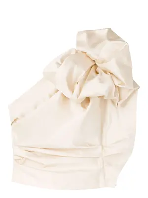 AZ FACTORY Wisteria Flora-ruffle Top - Neutrals