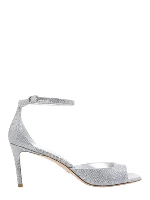 STUART WEITZMAN Nudistia 85mm Sandals - Silver