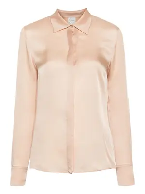 Carine Gilson Longsleeved Silk Shirt - Neutrals
