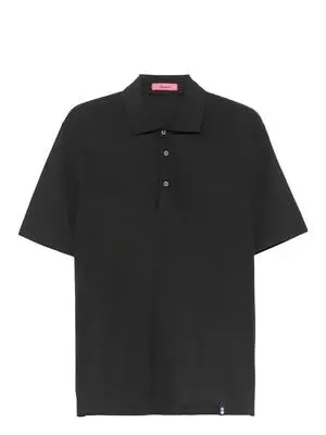 DRUMOHR Cotton Polo Shirt - Black