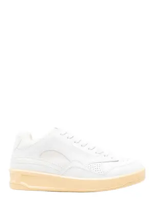 JIL SANDER Panelled Logo Sneakers - White