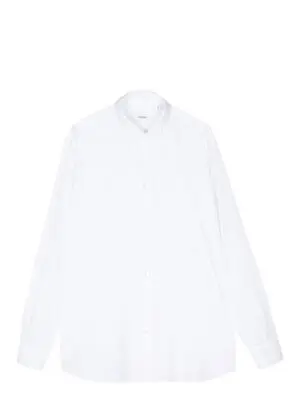 LARDINI Drop-shoulder Long-sleeve Shirt - White