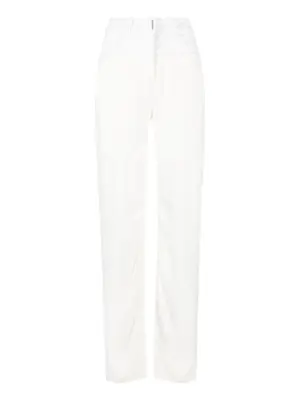 Givenchy High-waisted Patchwork Trousers - White