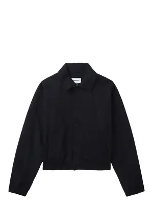 ADER ERROR Panelled Wool Blend Bomber Jacket - Black