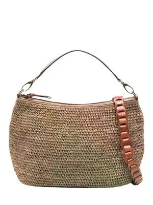 IBELIV Mihaja Raffia Tote Bag - Brown