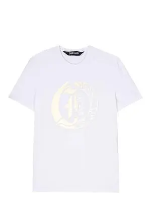 Just Cavalli Logo-print Cotton T-shirt - White
