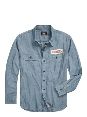 Ralph Lauren Appliqué Chambray Shirt - Blue