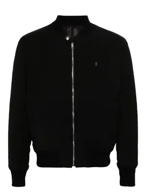 Givenchy 4g-motif Wool Bomber Jacket - Black