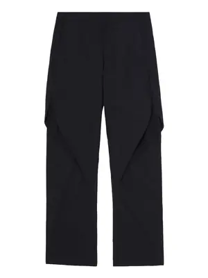 POST ARCHIVE FACTION Layered Mid-rise Trousers - Black